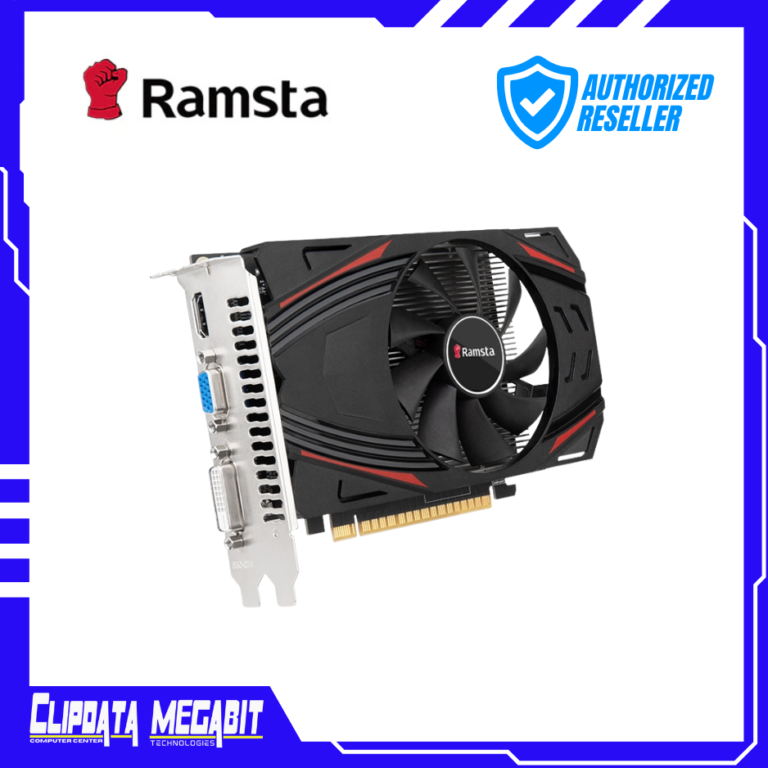 RAMSTA RADEON RX580 8GB GDDR5 256B DUAL FAN VGA – Clipdata Computer Center